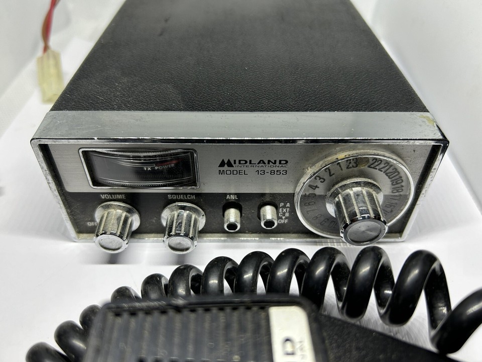Vintage Midland Model 13-853 CB Radio Transceiver 23 Channel | eBay