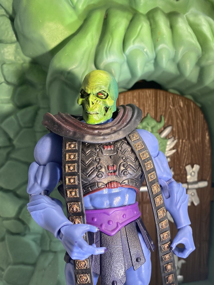 Motu Masterverse Custom Despot Skeletor Hoodless (green) Head | eBay