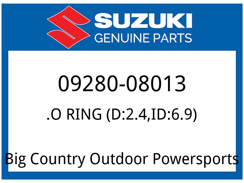OEM Suzuki 09280-08013 3003-227 O-Ring for sale online | eBay