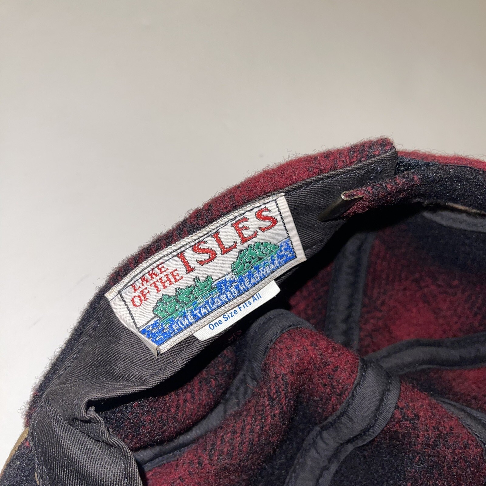 Vintage LAKE OF THE ISLES Buffalo Plaid Red Wool Hunt… - Gem