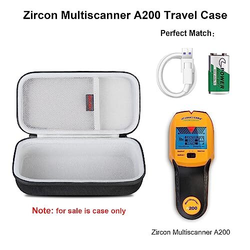 Hard Travel Case for Zircon Multiscanner A200 Electronic Wall Scanner ...