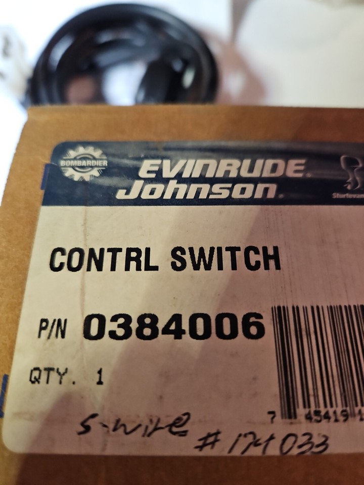 OMC Johnson Evinrude Motor Shift Switch 384006 0384006 NOS OEM OMC99 | eBay