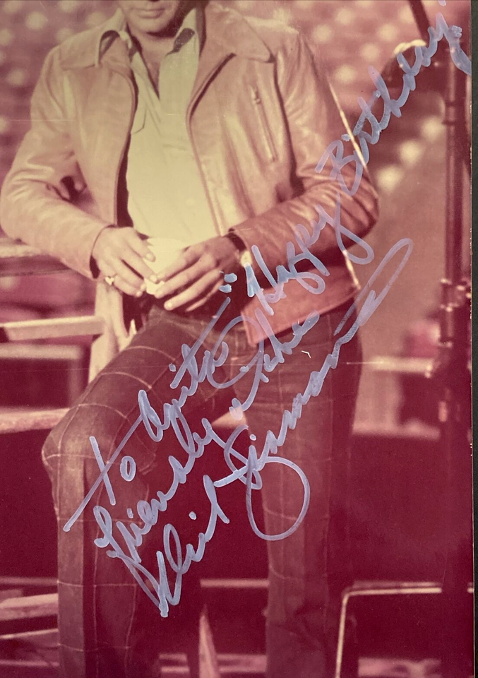 Neil Diamond Autographed 8x10 Color Photo To Anita Silver Ink | eBay