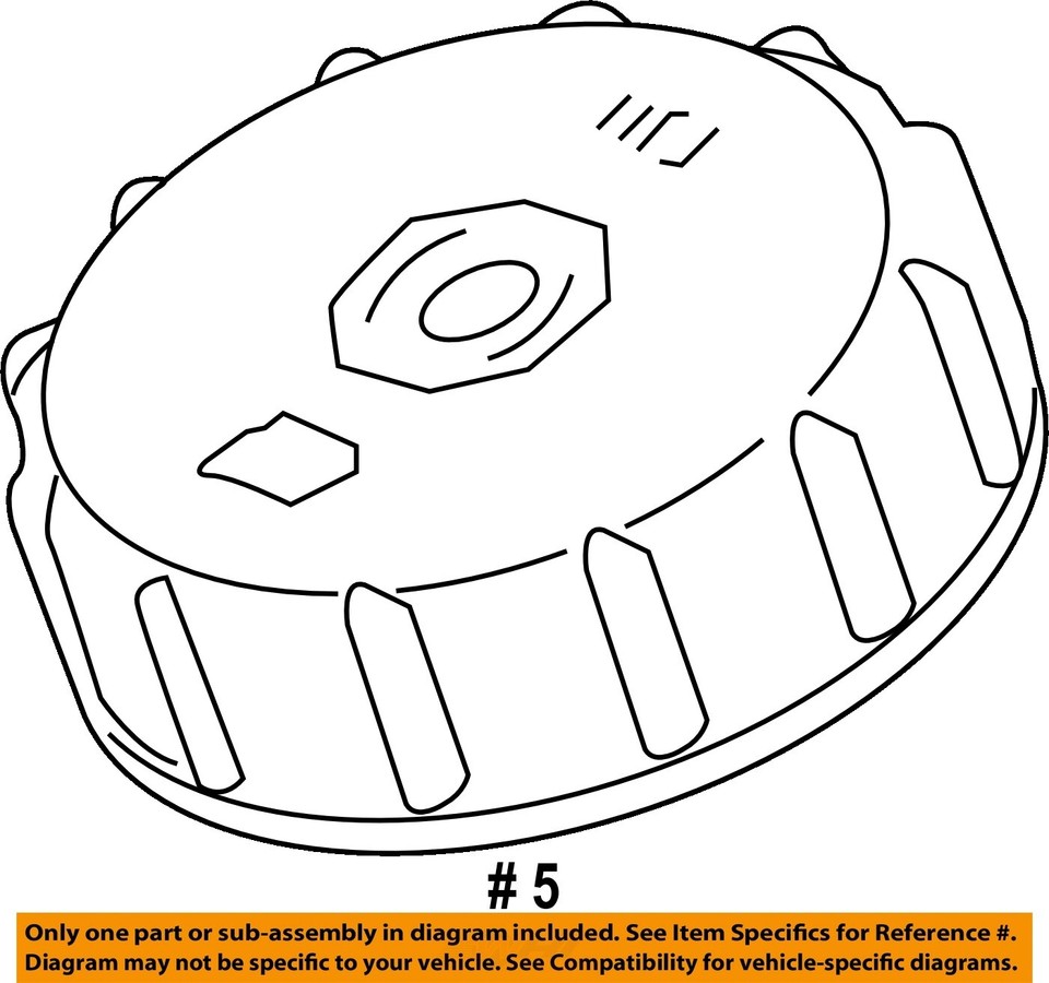 GM OEM-Brake Master Cylinder/other Reservoir Tank Cap 13286455 | eBay