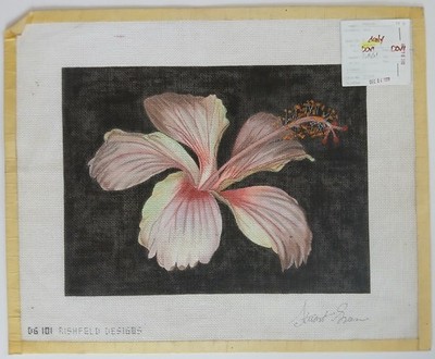 Rishfeld Designs Lily Stuart Green Hand Painted Needlepoint Canvas | eBay