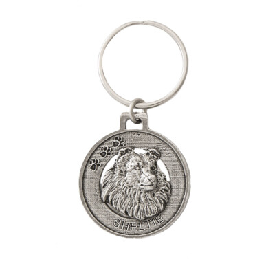 Creative Pewter Designs Sheltie Dog Pewter KeyChain, Key Fob, D164KC | eBay