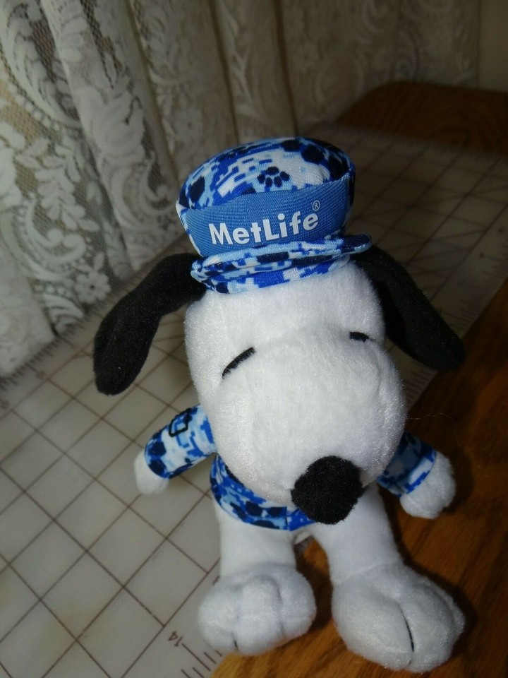 Choice : Metlife Peanuts Snoopy Plush Stuffed Dog Promotion Advertize ...