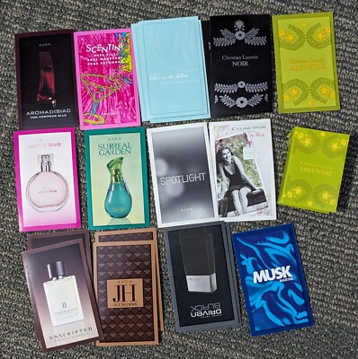 Cologne & Perfume Sample Lot 20 Vials Fragrance Vintage Avon, Lacroix ...