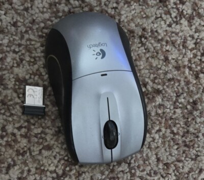 Logitech M505 Black Wireless Optical Mouse With USB | eBay