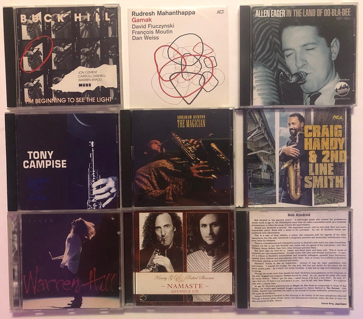 Jazz sax lot of 9 cds, all discs M- | eBay