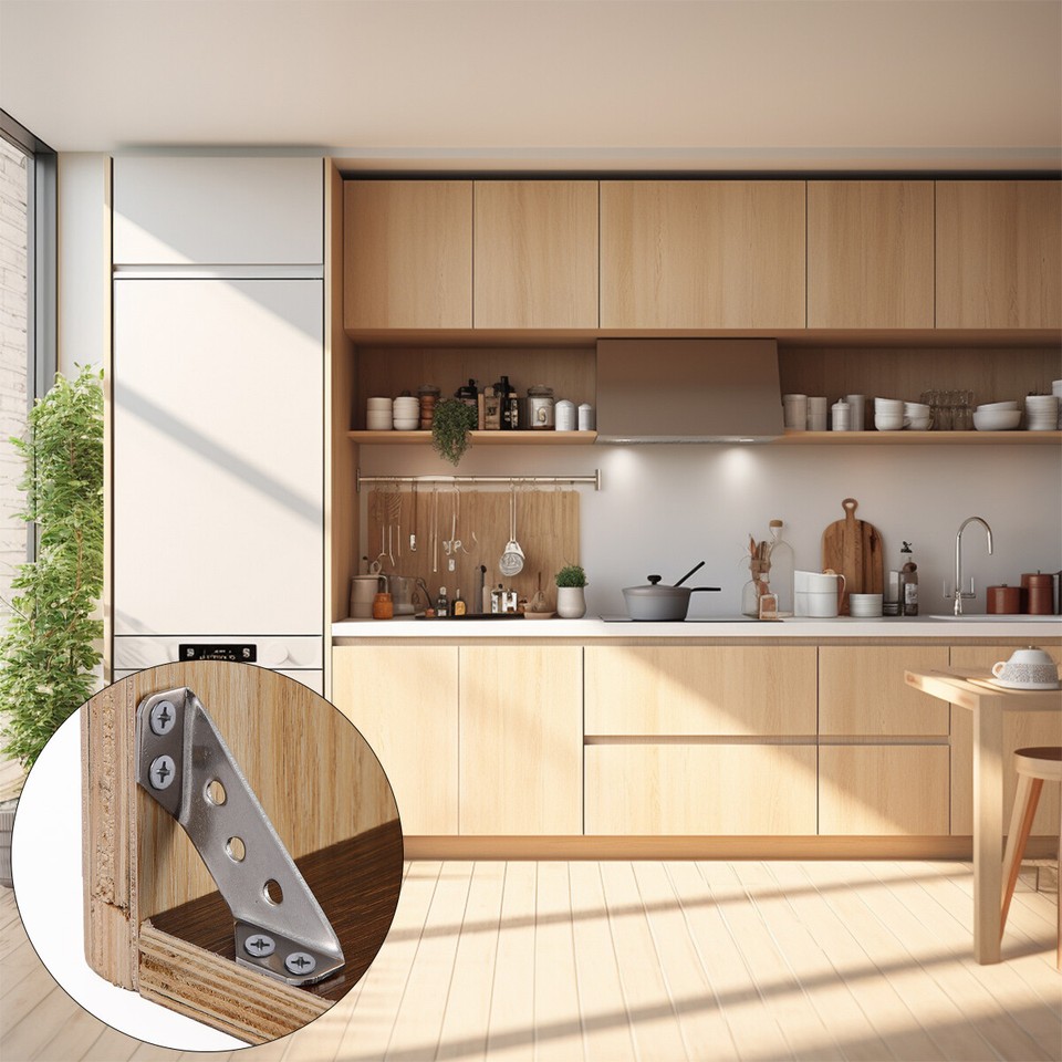 Lot Angle Corner Bracket Corner Brace Triangular Corner Connector For ...