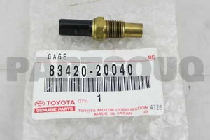 8342020040 Genuine Toyota GAGE ASSY, WATER TEMPERATURE SENDER 83420 ...