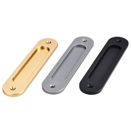 Cupboard Oblong Finger Flush Pulls for DIY Closet Wardrobe Sliding Door ...