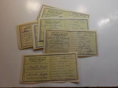 15 WW2 Merchant Marine Documents Discharge Certificates Lot Vintage ...