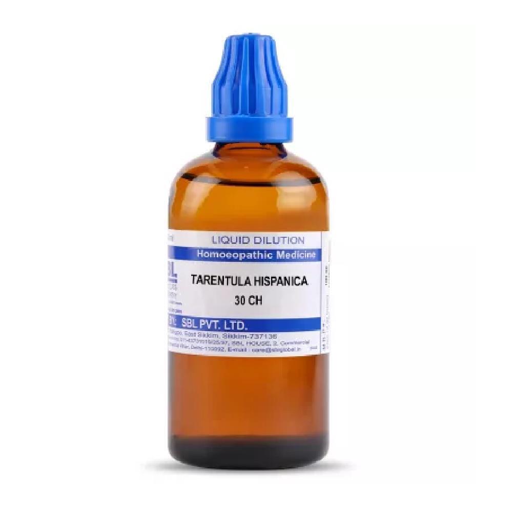 SBL Homeopathic Tarentula Hispanica (30 ML / 100 ML) (Select Potency ...
