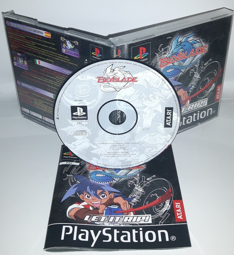 BEYBLADE LET'S RIP ANIME PAL PlayStation 1 PS1 Play Station Enfants Jeu ...