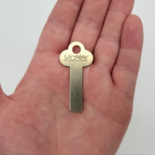 2x Mosler 73737 Safe Deposit Lock Key Blanks 0.06" T x 0.385" W x 2.13 ...