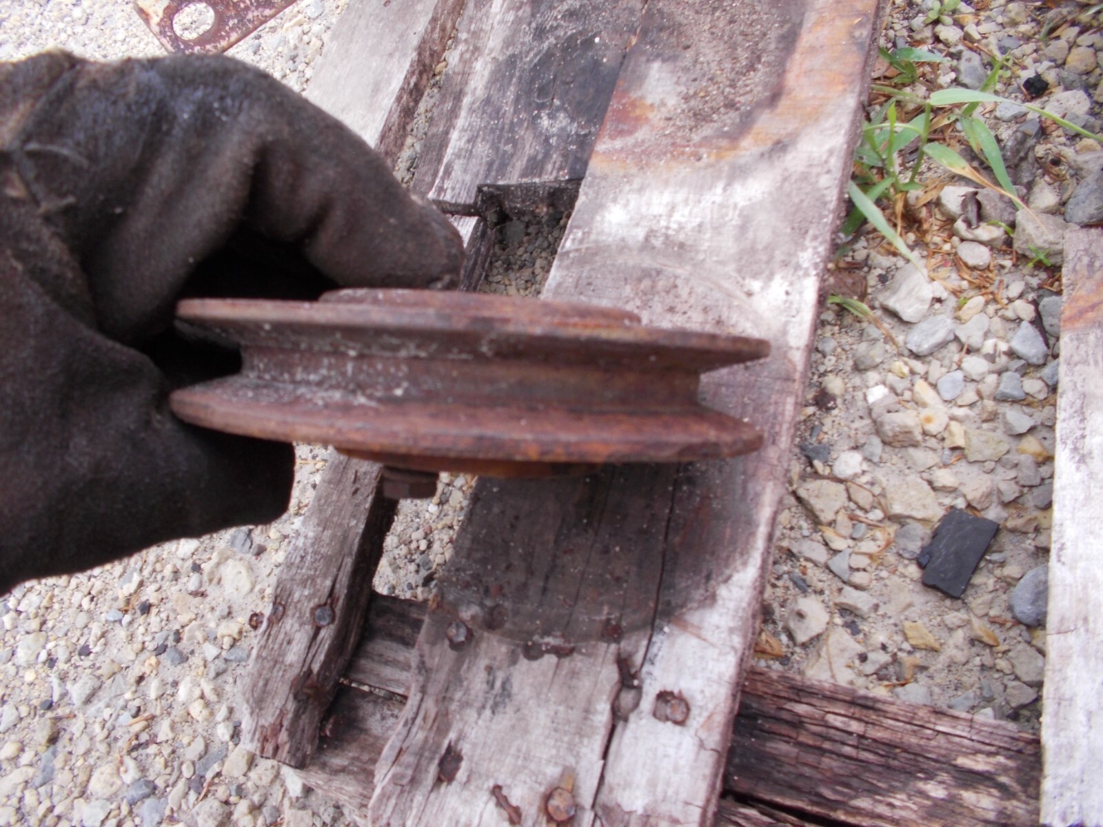 Woods L306 Belly mower Tractor deck blade spindle top belt drive pulley ...