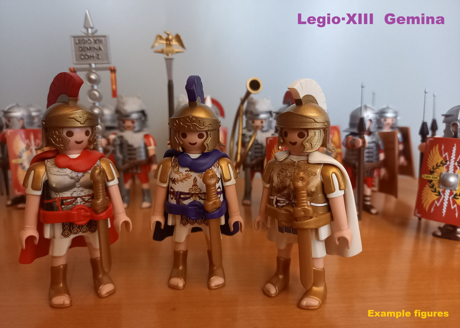 Figures Legio·XIII Gemina, Roman Römer Romain soldaten PLAYMOBIL ...