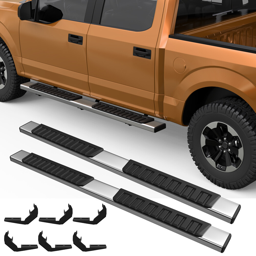 6" Side Step Bars Running Boards For 15-23 Ford F150 17-22 F250 F350 ...
