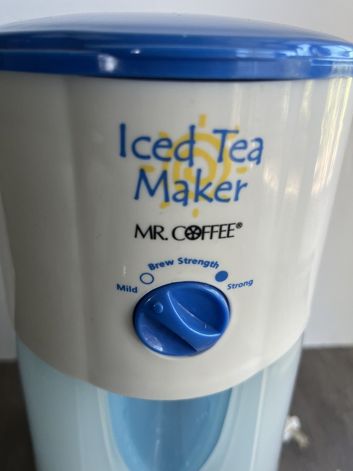 Mr Coffee Iced Tea Maker TM70 3 Quart Blue White NO PITCHER / TESTED | eBay