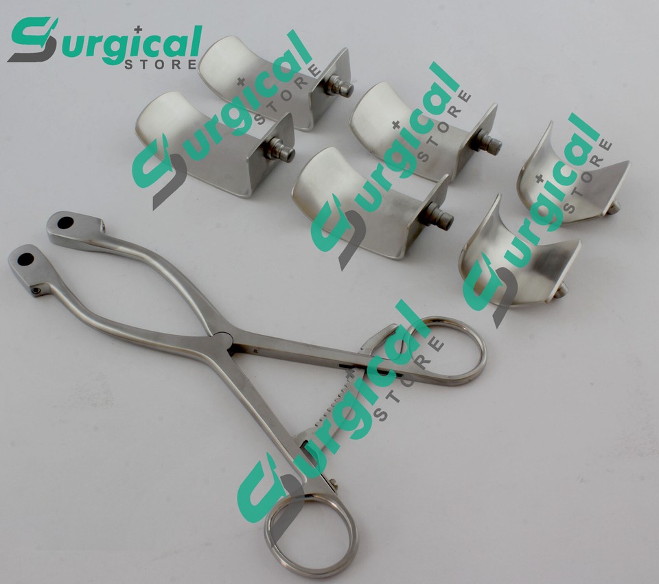 Kolbel Retractor Complete Set With 6 Blades, Shoulder Retractor German ...