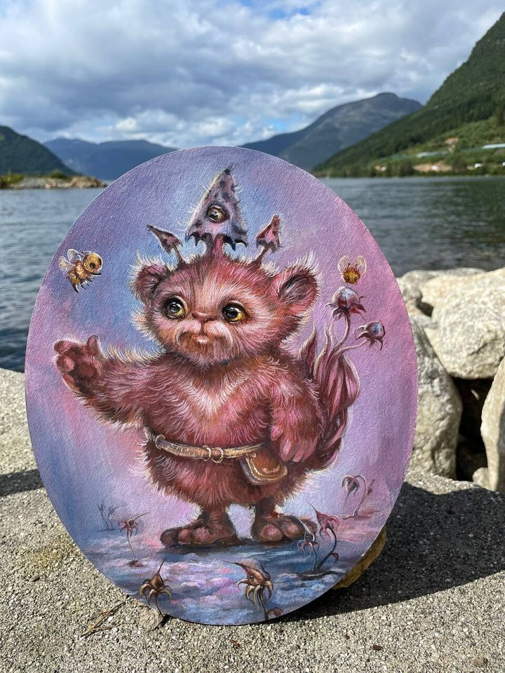 Acrylic portrait painting, Original handmade painting, Wall art decor ...