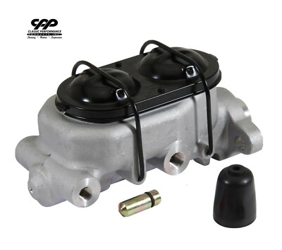 CPP CORVETTE STYLE ALUMINUM 1" BORE MASTER CYLINDER MANUAL POWER DISC ...