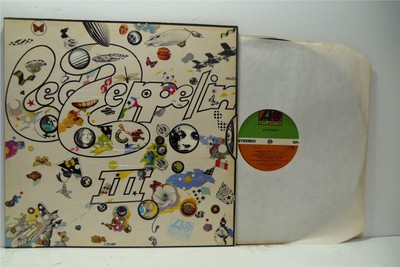 LED ZEPPELIN led zeppelin iii (1972 reissue) LP EX/VG, K 50002, vinyl ...