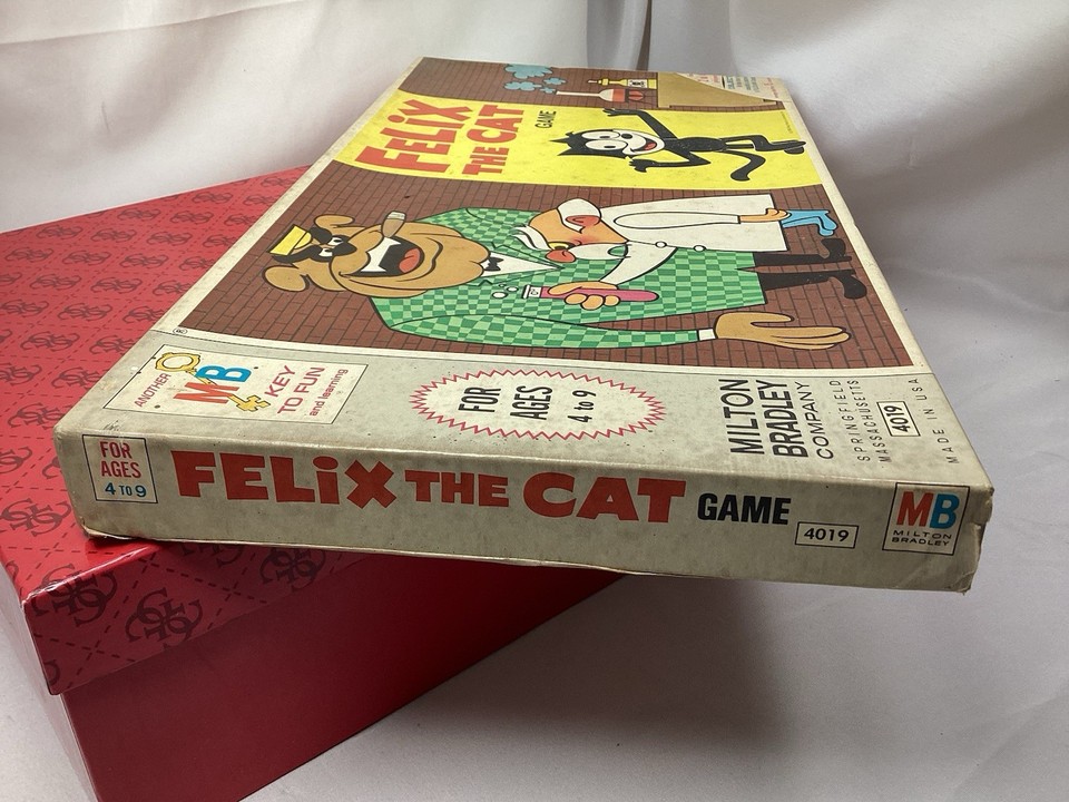 1968 Felix the Cat Board Game W/ Original Box Complete by Milton ...