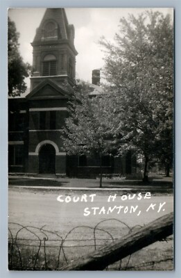 STANTON KY COUNTY COURT HOUSE VINTAGE REAL PHOTO POSTCARD RPPC | eBay