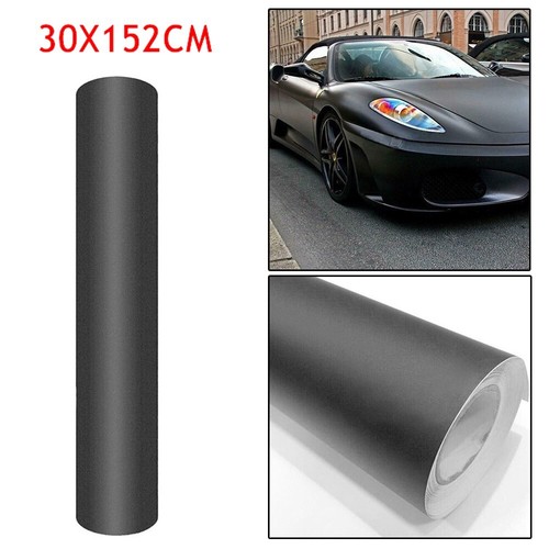 Easy to Apply and Remove Matte Black Car Sticker Wrap Vinyl Film Bubble ...