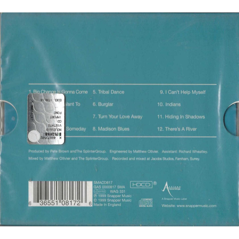 Peter Green Splinter Group CD Destiny Road / Artisan – SMACD 817 Sealed ...