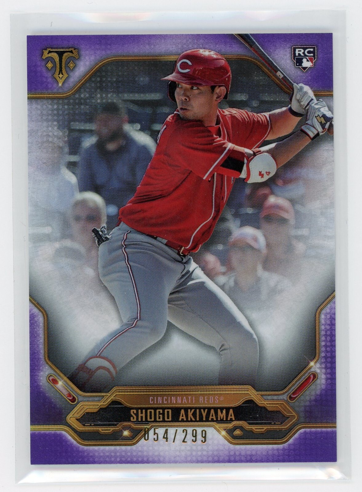 2020 Topps Triple Threads Shogo Akiyama Amethyst 054/299 #88 Rookie RC | eBay