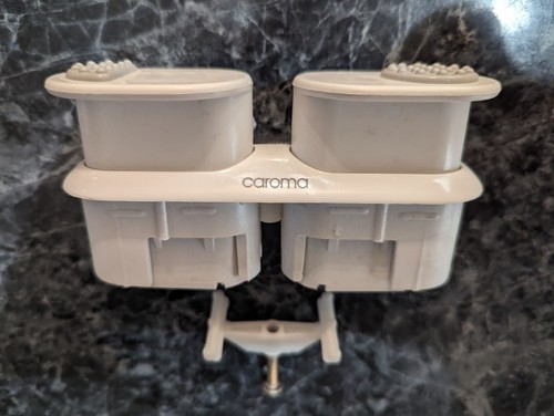 Caroma® Raised Button And Bezel Kit with Screw, White | eBay