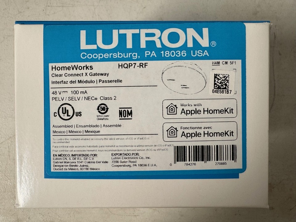 Lutron HomeWorks QSX Clear Connect X Gateway HQP7-RF - NEW | eBay