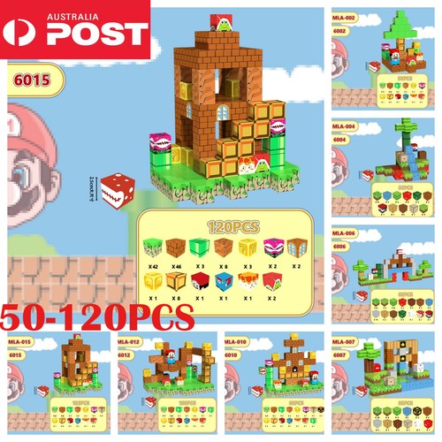 Super Mario Magnetic Building Blocks Kids Educational Puzzle Toy ...