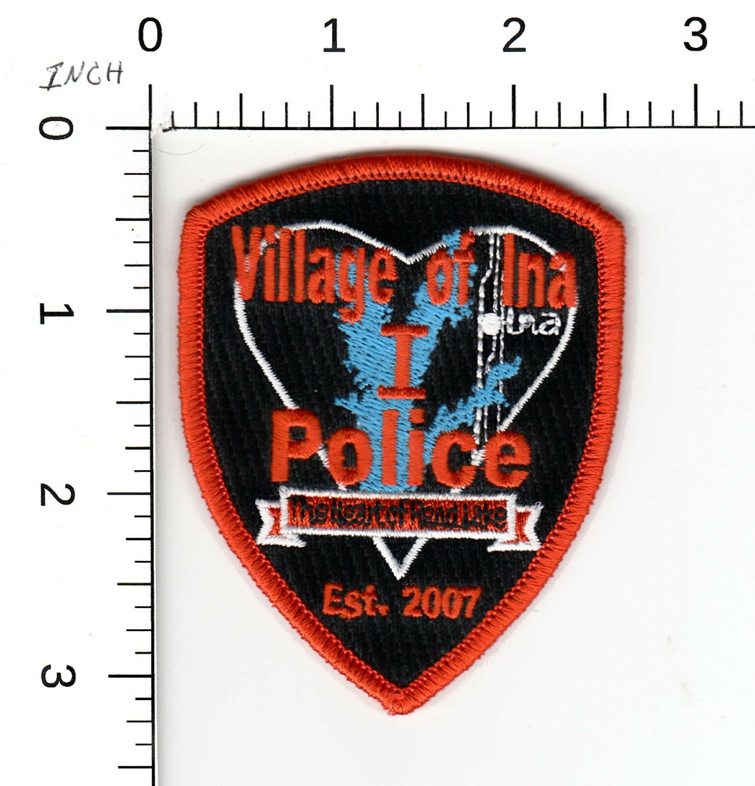 INA ILLINOIS (MINI HAT SIZE) POLICE PATCH ((THE HEART OF REND LAKE)) IL ...