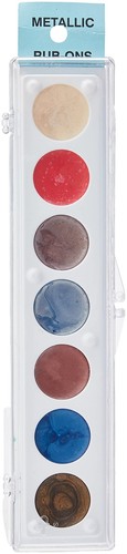 Metallic Rub-On Paint Palette - 7 Colors-Kit #3 641336331422| eBay