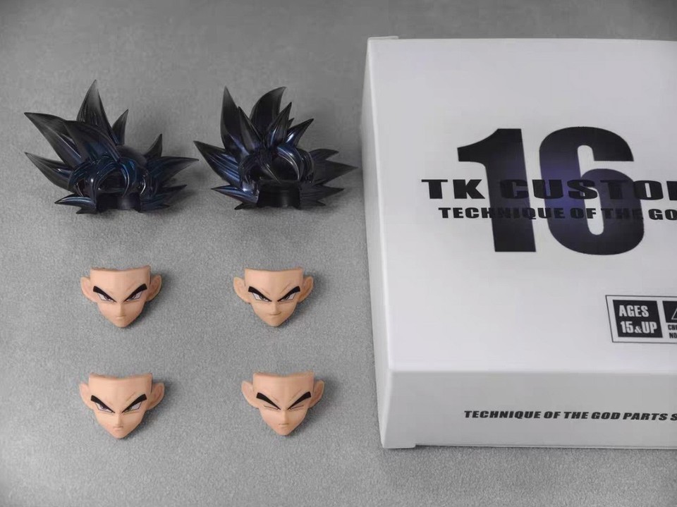TK Custom Dragon Ball Vegetto Son Goku Heads Accessory Part Shf Vegetto ...