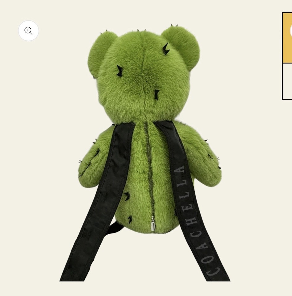 Coachella Cactus Teddy Bear Backpack Festival Limited Edition Exclusive ...