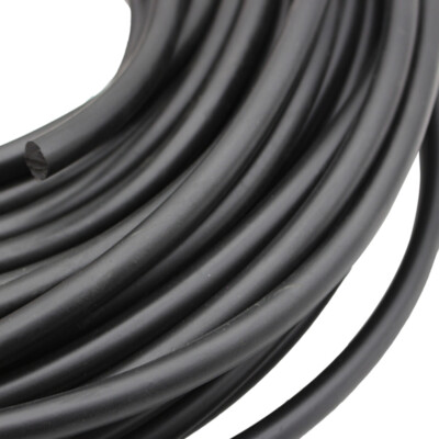 Solid Rubber Round Rod Bar Sealing Strip Bendable Cabinet Door Seal ...