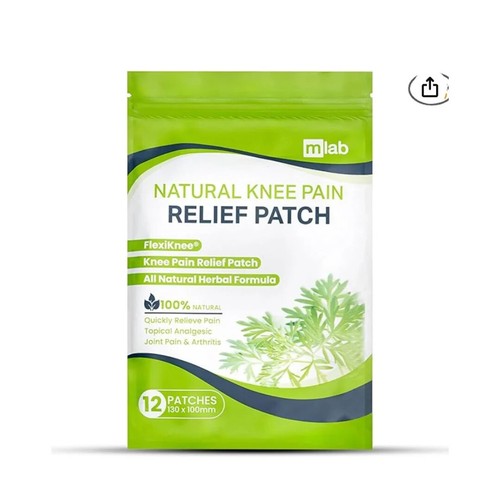 mlab- FlexiKnee - Natural Knee Pain Patches (12 pcs) | eBay