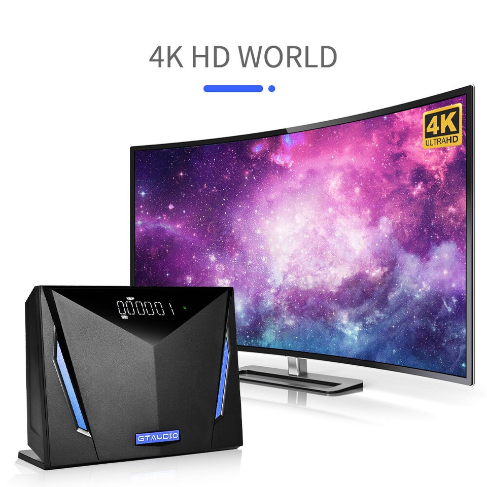 4K UltraHD Digital TV Tuner Box DVB-S/S2X ATSC-C SCART HDMI USB DVR ...