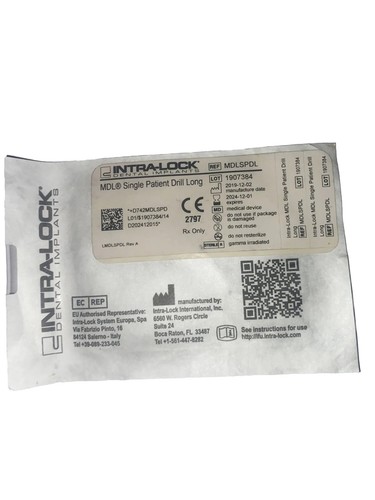 Intra -lock : MDL single Patient Drill Long | eBay