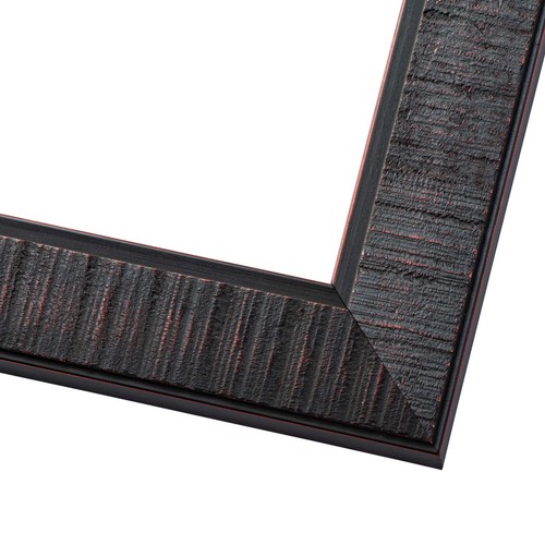 Square Distressed Brown Picture Frame - UV Acrylic, Backing, Hanging ...