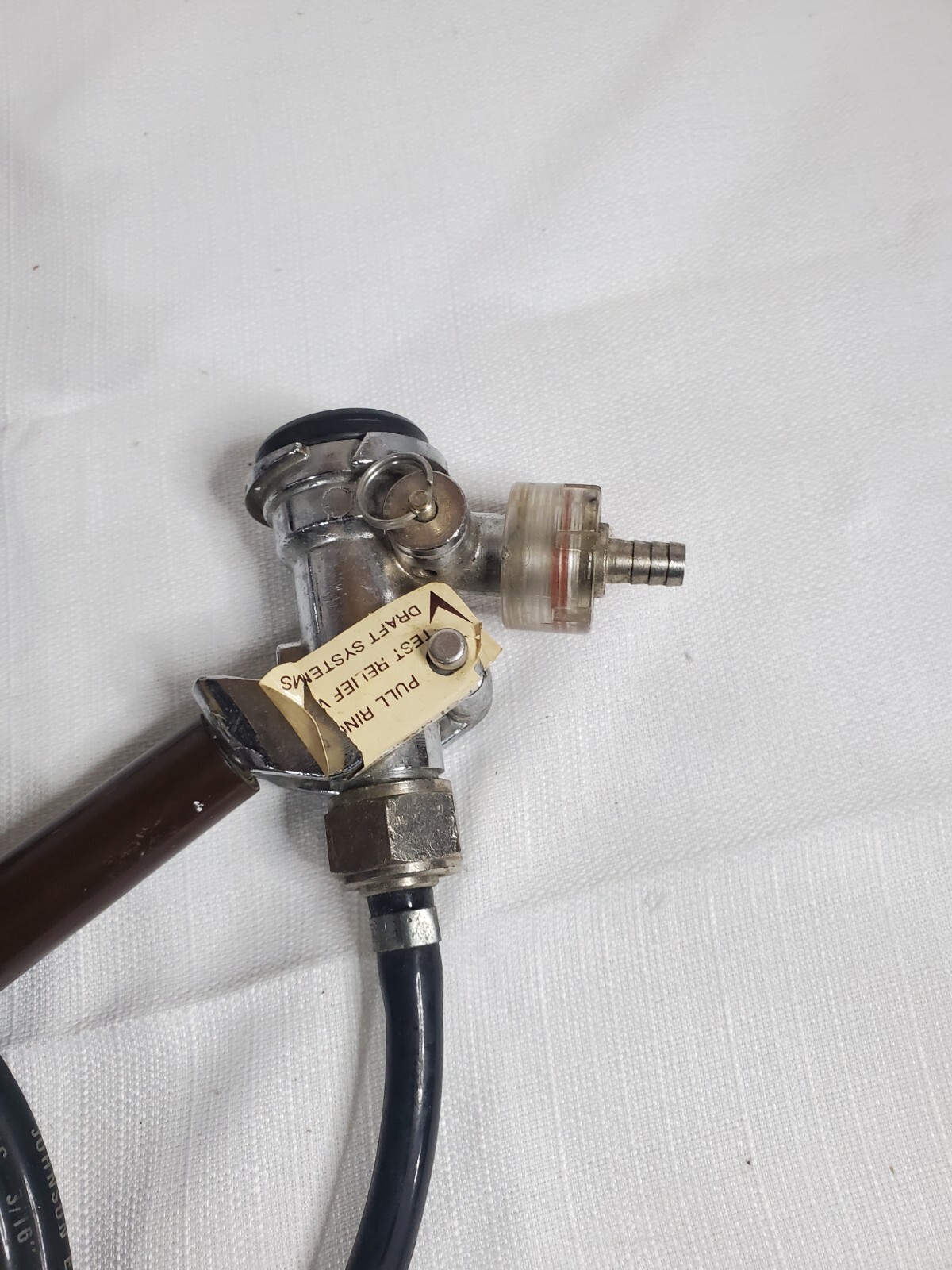 Vintage Draft Beer Keg Tap Faucet Stainless Steel Forward Sealing ...