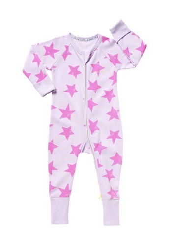 BONDS zippy Zip Wondersuit 000 Star Pink Ribbies *BNWT*. 10 Items = $5 ...