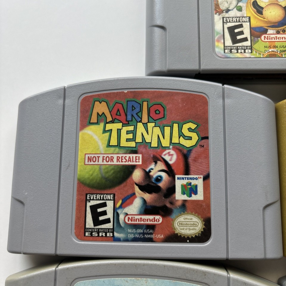 Nintendo 64 N64 Kiosk Not For Resale Demo NFR Mario Kart Pokemon ...
