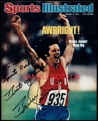 BRUCE JENNER Autograph on August 9 1976 Sports Illustrated Olympics ...